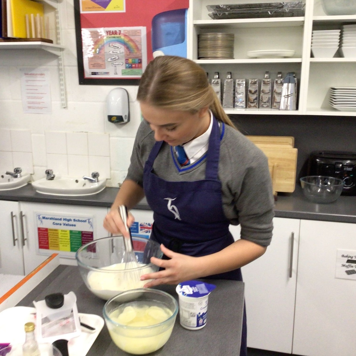 Marshland High School - Time to cook in RAF challenge
