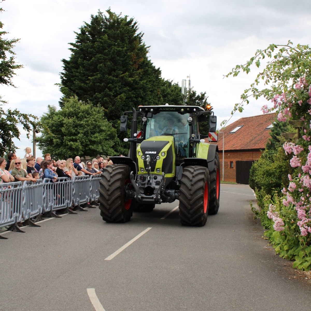 Marshland High School - Ball gowns and tractors at Marshland Prom